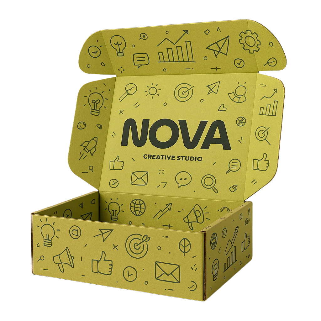CUSTOM PACKAGING DESIGN – NOVA CREATIVE